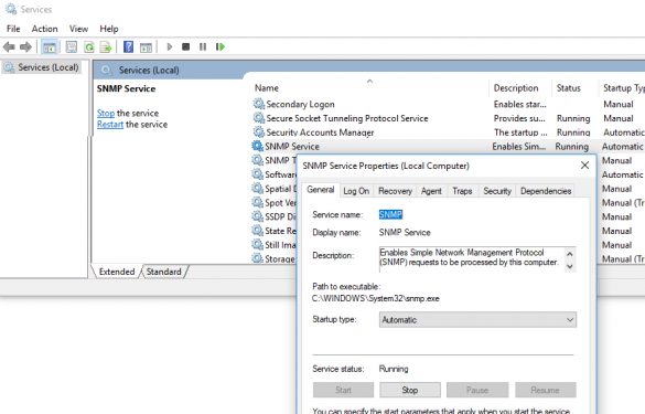 Установка и настройка службы SNMP в Windows 10 | Виртуализация и ...